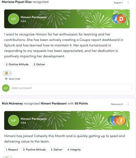 Grateful Teamwork Recognition Growth Himani Pardasani