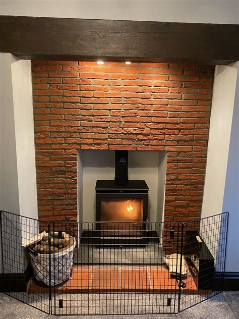 Red Brick Fireplace Wall Buy Antique Original Red Brick Fireplace