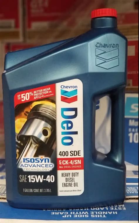 Chevron Delo 400 Sde Sae 15w 40 Heavy Duty Diesel Engine Oil1 Gallon 3