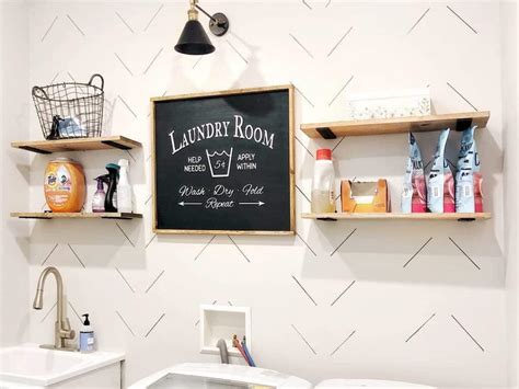 30 Laundry Room Floating Shelves For Stylish Organization