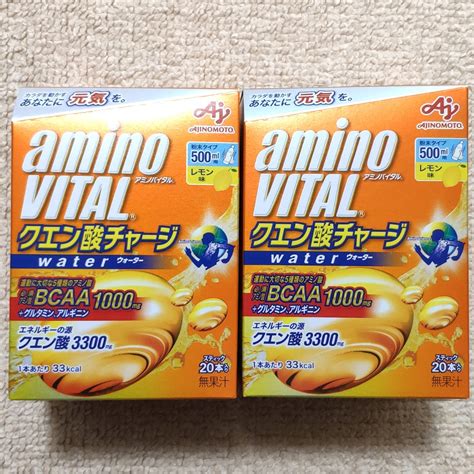 味の素 アミノバイタル クエン酸チャージウォーター 40本 20本入×2箱 賞味期限202402以降顆粒、粉末タイプ｜売買された