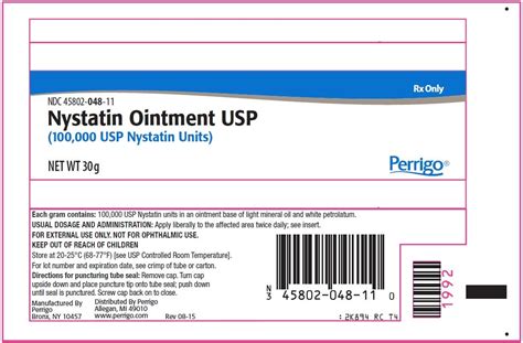 Nystatin Ointment Fda Prescribing Information Side Effects And Uses