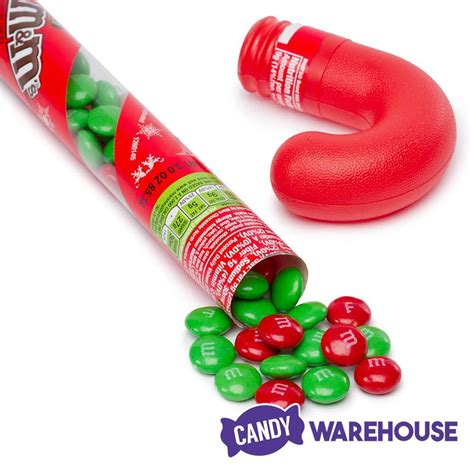 Mandms Filled Holiday Candy Cane Bestcandyshop