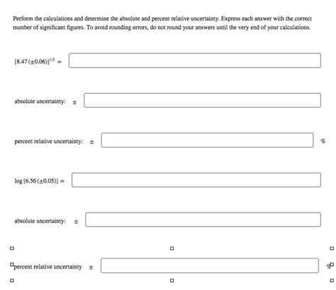 Solved Perform The Calculations And Determine The Absolute Chegg