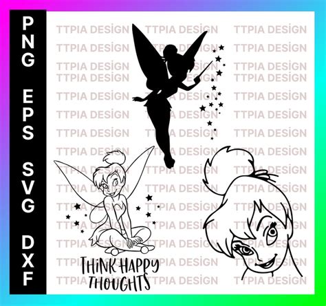 Tinkerbell Svg Tinkerbell Png Tinkerbell Flaying Svgcut Etsy