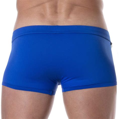 TOF Paris Boxer De Bain Uni Bleu Roi INDERWEAR