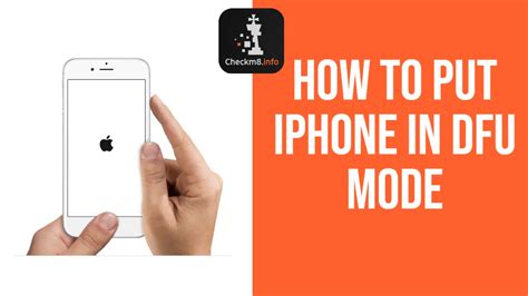 How To Put IPhone In DFU Mode Guide For IOS Devices