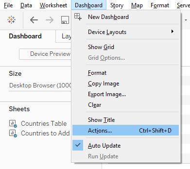 Add Options To A Filter Using Set Actions In Tableau InterWorks