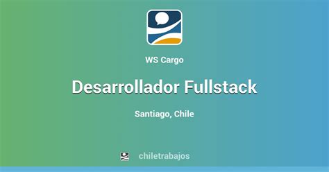 Desarrollador Fullstack Santiago Chiletrabajos