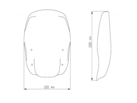 Owiewka PUIG Do Harley Davidson Sportster 883 1200 PUIG Pl