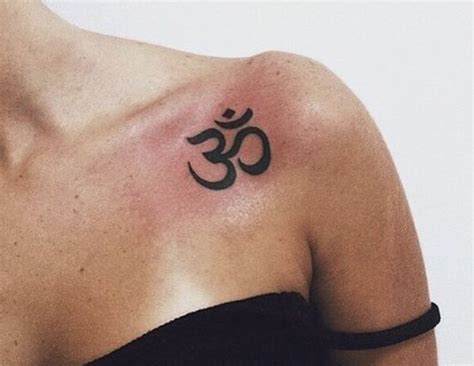 Ohm Symbol Tattoo Foot