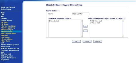 How To Use Blacklist And Whitelist Websites Using Firewall Keyword