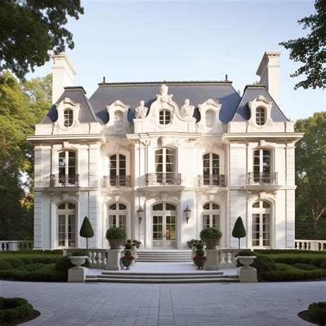 French Chateau Rococo Style Chic French Architecture Dream Home