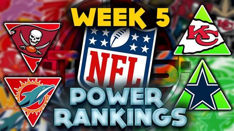 The Official 2022 Nfl Power Rankings Week 5 Edition Tps Youtube