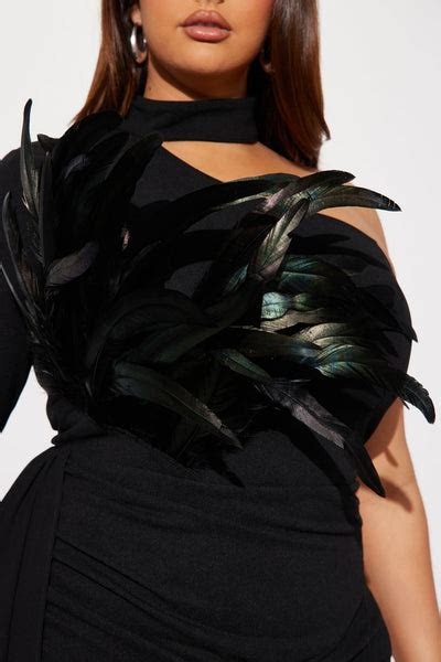 Always Dramatic Mini Dress Black Fashion Nova