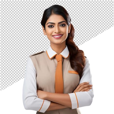 Premium Psd A Woman With Her Arms Crossed And A Woman In An Orange