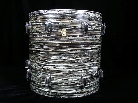 Ludwig Vintage Drum Set 1967 Oyster Black Pearl Super Reverb