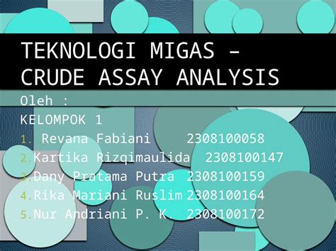 PPTX Crude Assay Analysis DOKUMEN TIPS