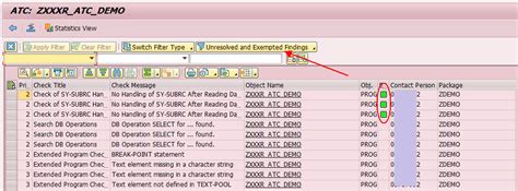 Atc Abap Test Cockpit Setup And Exemption Process