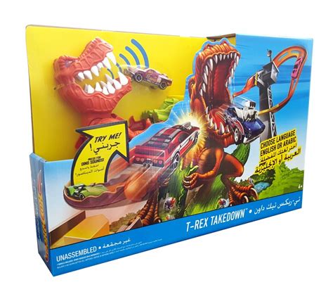 Tor Hot Wheels T Rex Dinozaur T Rex Atakuje 7596497501 Oficjalne