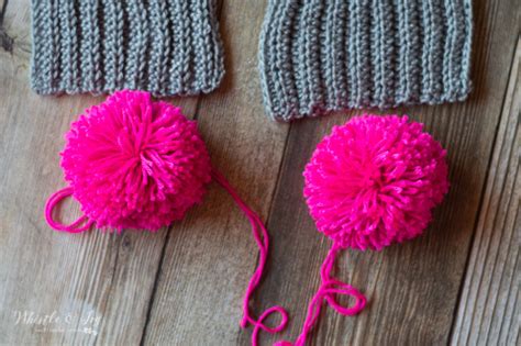 Ribbed Crochet Pom Pom Scarf Free Crochet Pattern Whistle And Ivy