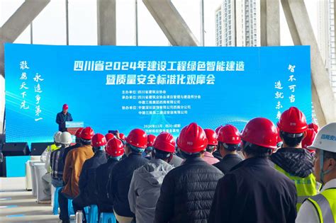 四川省2024年建设工程绿色智能建造暨质量安全标准化观摩会在成都举行