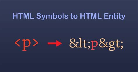 Converting Html Special Characters To Its Equivalent Html Entity