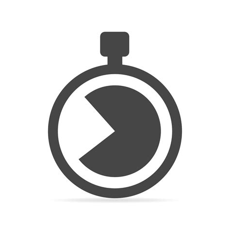 Stopwatch Icon Vector Timer Icon Symbol Illustration Vector Art At Vecteezy