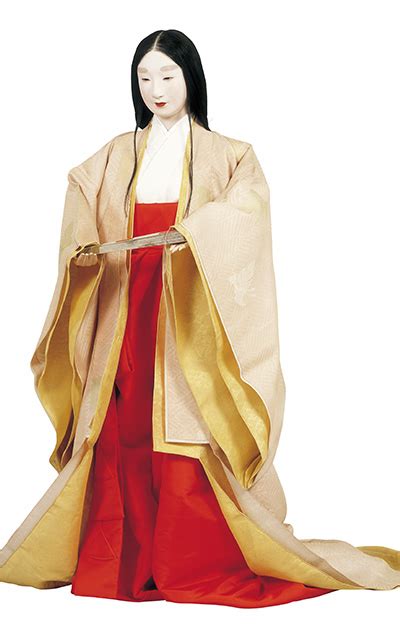 公家女房夏の褻の装い 日本服飾史 平安時代 歴史的な服装 平安