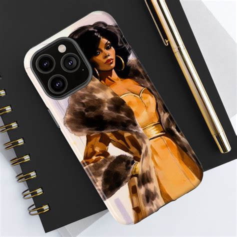 Vintage S Woman Phone Case African American Melanin Lady Iphone Compatible Samsung Fit