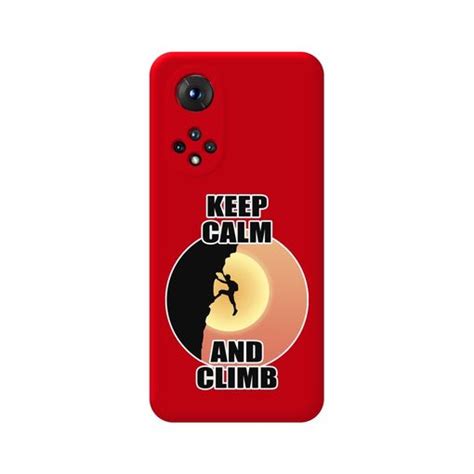Funda Silicona Líquida Roja Para Huawei Honor 50 5g Nova 9 Diseño