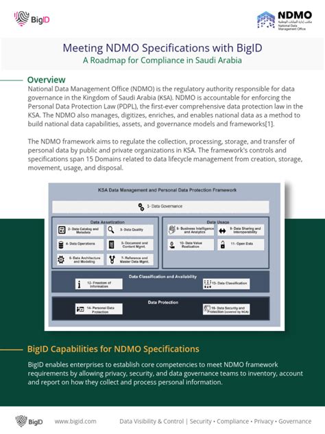 National Data Management Office Ndmo Of Saudi Arabia Bigid