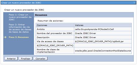 Ibm Was Configurar Un Proveedor Jdbc Arquitecturaibm Consulting