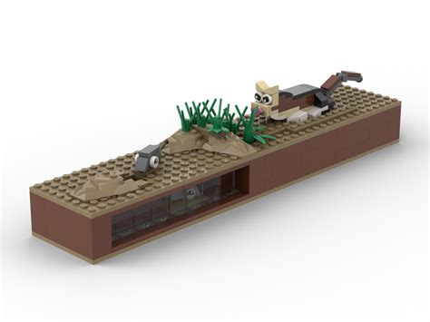 Lego Moc Cat And Mouse By Lautinus Rebrickable Build With Lego