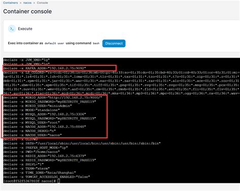 Nacos部署在docker容器中引用系统环境变量不生效 · Issue 9927 · Alibabanacos · Github