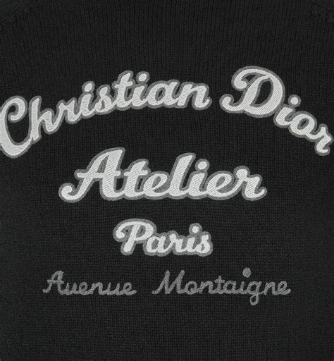 Christian Dior Atelier Sweater Black Wool Jersey Dior