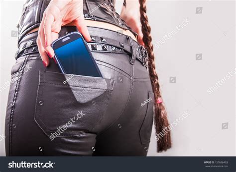 Sexy Back Cell Phone Back Pocket Stock Photo Shutterstock