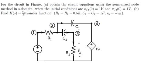 Solved For The Circuit In Figure A Obtain The Circuit Chegg