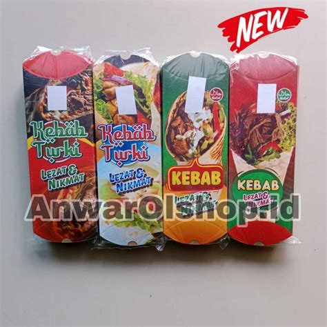Jual Dus Kebab Isi Pcs Box Kebab Kemasan Kebab Wadah Kebab Kantong Kebab Tempat
