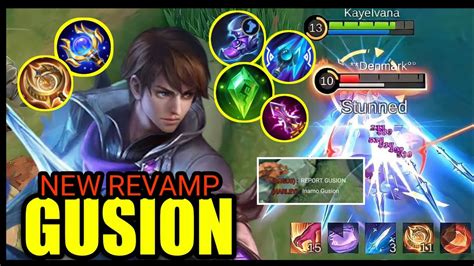New Revamped Gusion Is Overpowered Legendary Gameplay Mobile