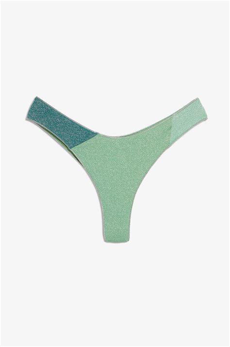 Braguita Bikini Brasileña Patchwork Boreal Vert Etam