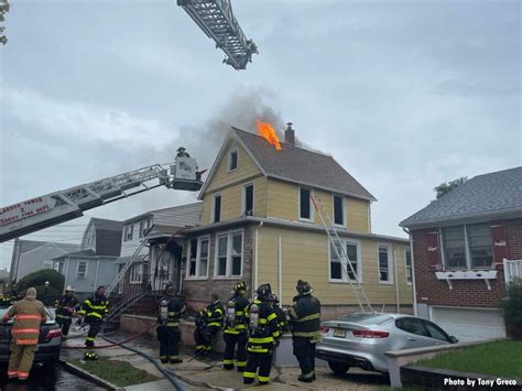 Photos Firefighters Battle Multiple Alarm North Arlington Nj House Fire