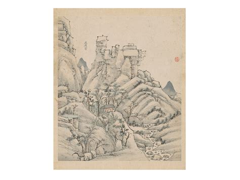 弘仁黄山图册 千里江山历代青绿山水画特展 故宫博物院