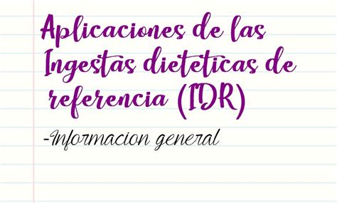 Aplicaciones De Las IDR Diagram Quizlet