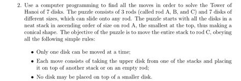 Solved By An EXPERT Use A Computer Programming To Find All The Moves In