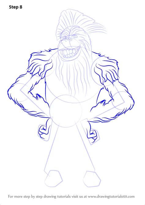 How To Draw Captain Gutt From Ice Age Ice Age Step By Step