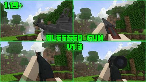Blessed Gun Addon V13 For Minecraft Pe 119 Youtube