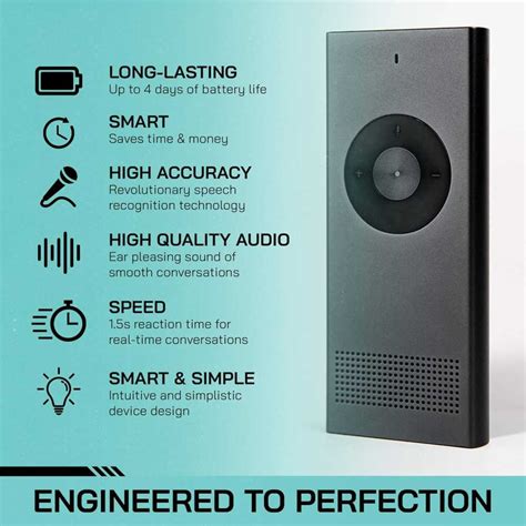 Portable Two Way Translator Communicate In 36 Languages Effortlessly