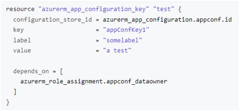 Terraform Getting Error When Creating App Configuration Key With Dynamic Block In Foreach