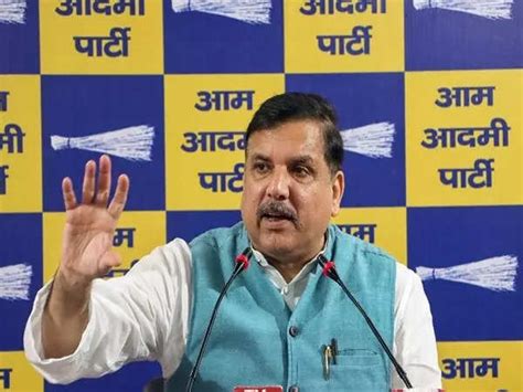 Aap Mp Sanjay Singh Files Adjournment Motion Notice In Rs To Discuss
